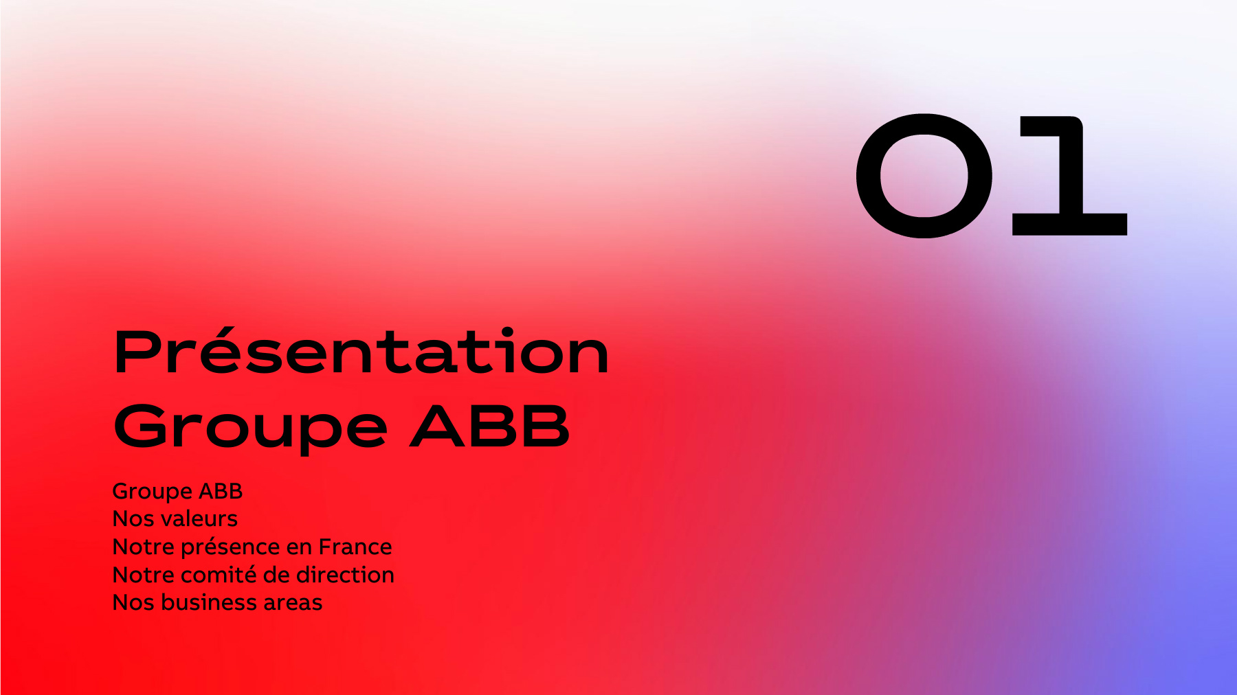 Présentation du Groupe ABB en France 2026